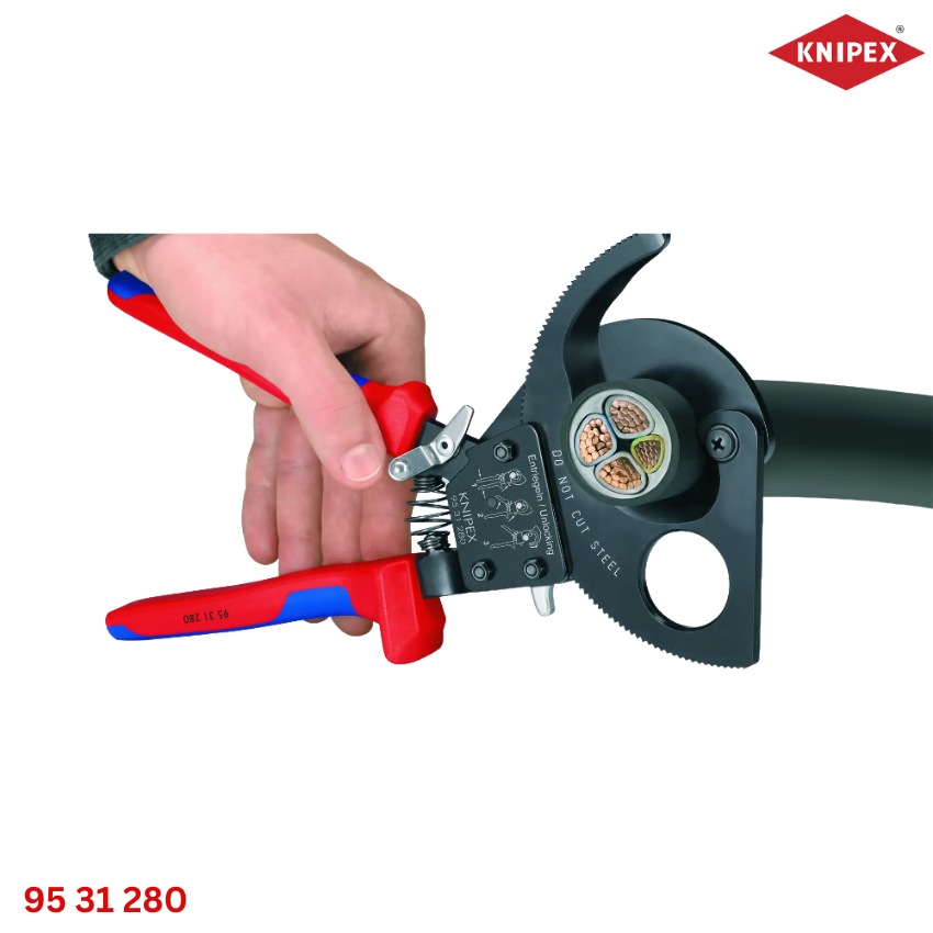 KNIPEX 95 31 280: Kìm Cắt Cáp - Unitools Vietnam